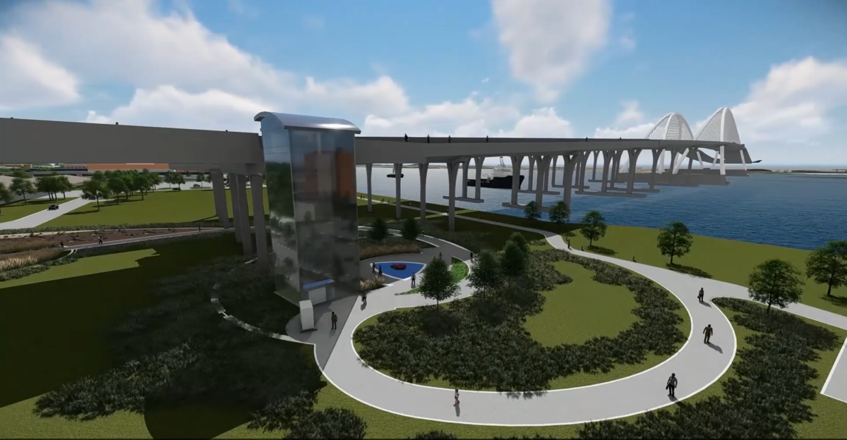 Plans for pedestrian elevator for new I-74 bridge off the table, for now