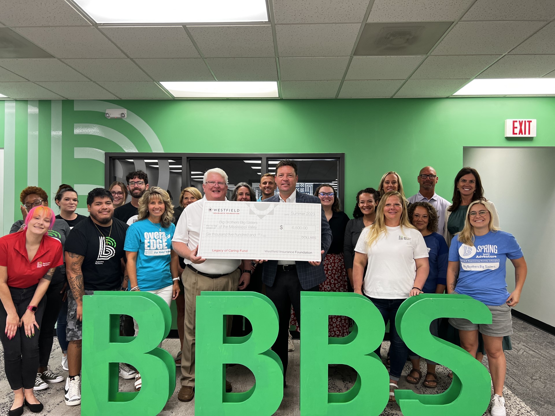 Mel Foster, Westerfield help Big Brothers Big Sisters with grant