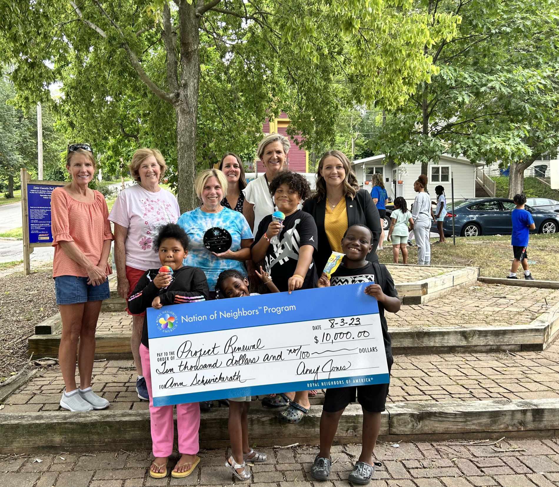 Royal Neighbors donates $30K to empower Nation of Neighbors