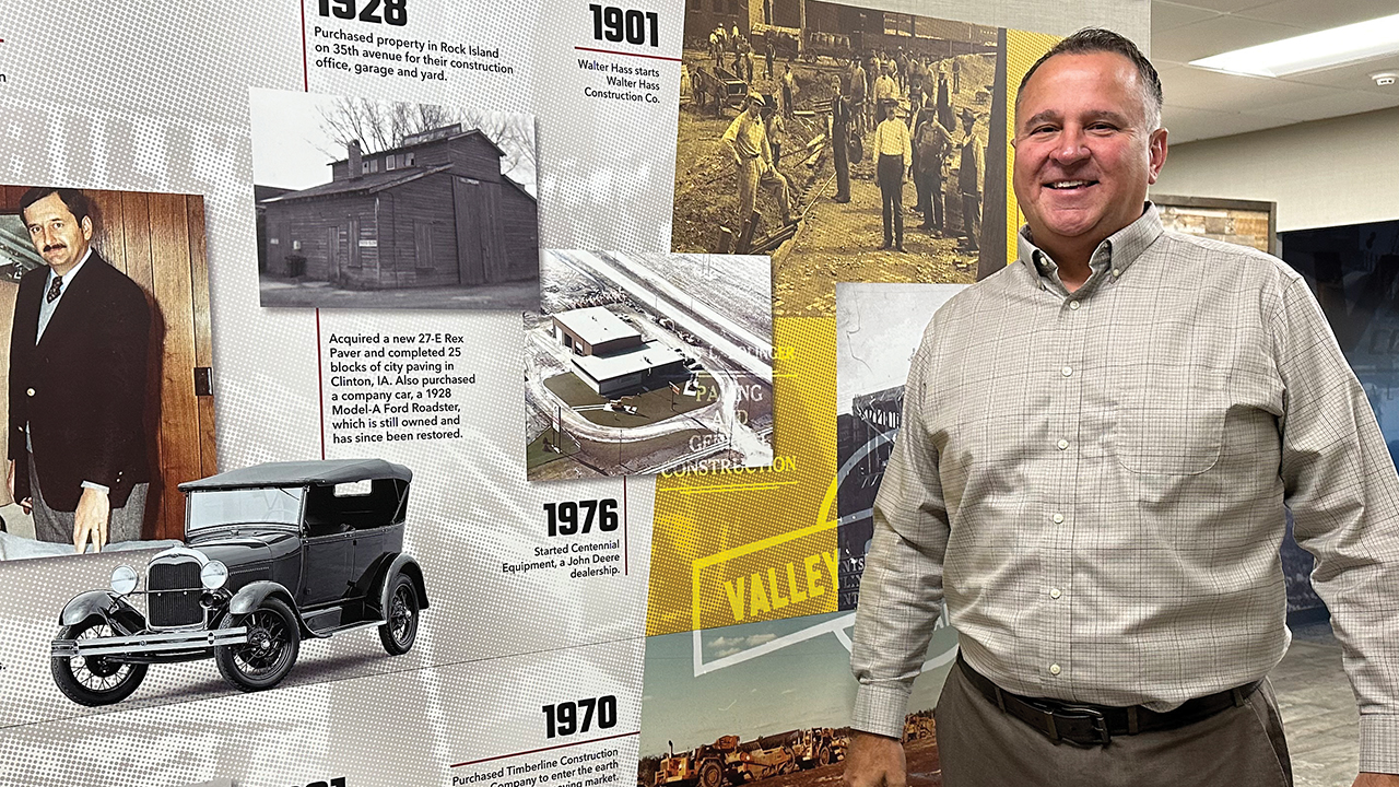 Valley Commercial Construction blazing vertical trail