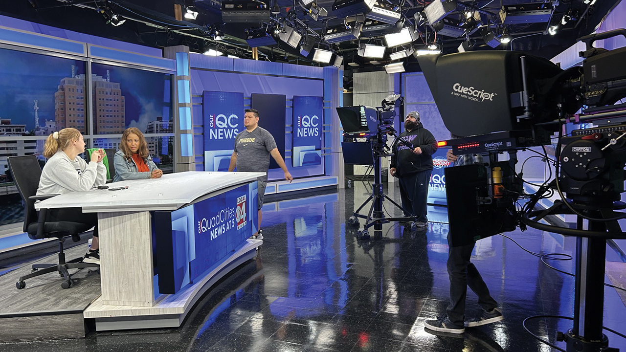 WHBF wraps up $500K state-of-the-art studio renovation