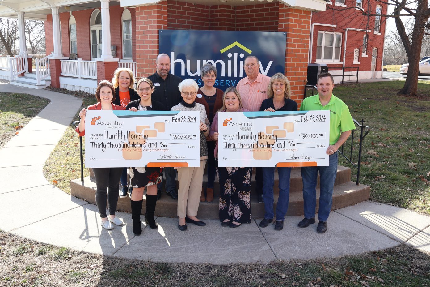 Ascentra creates $60,000 grant for Humility Homes
