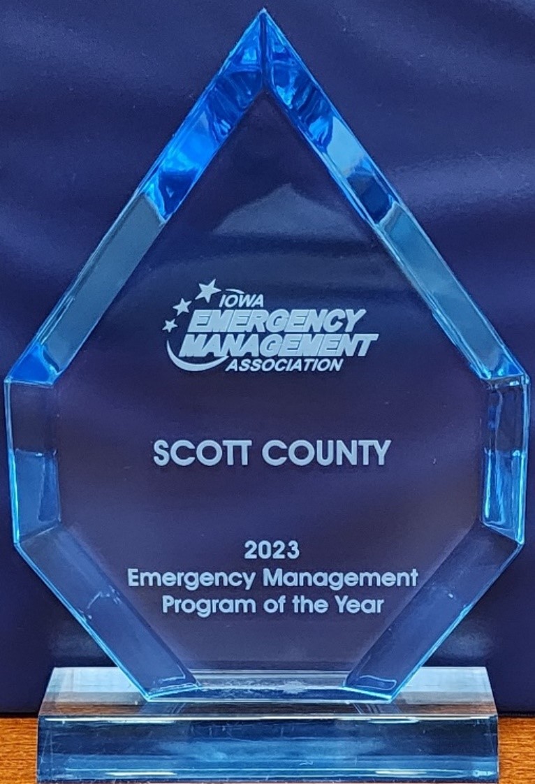 Scott County named Emergency Management Program of the Year