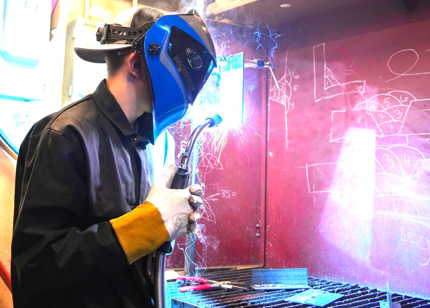 Welding competition: All it takes is a spark