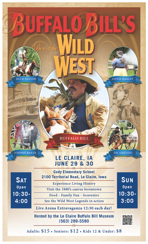 Buffalo Bill living history show coming to LeClaire