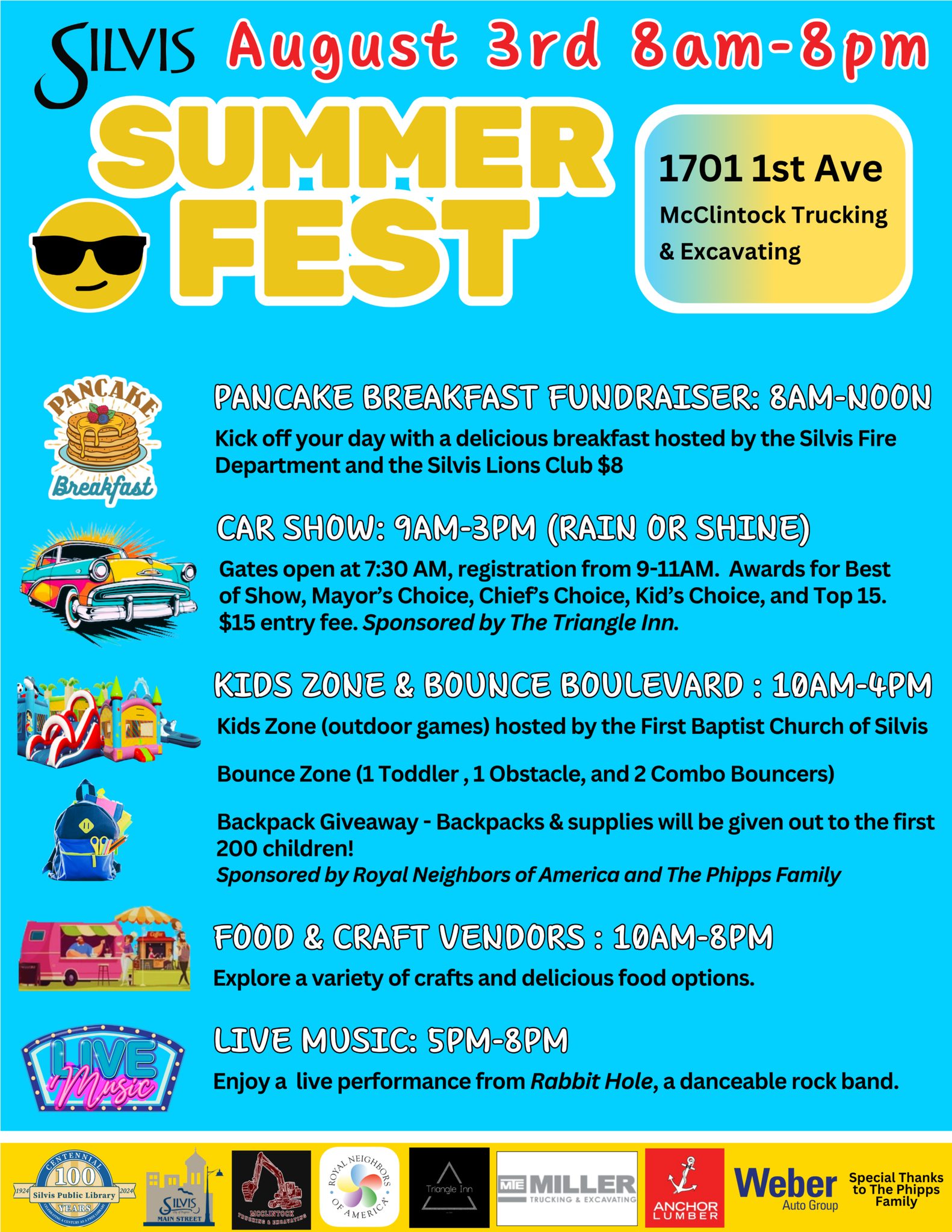 Silvis to hosts Summer Fest on Saturday, Aug. 3