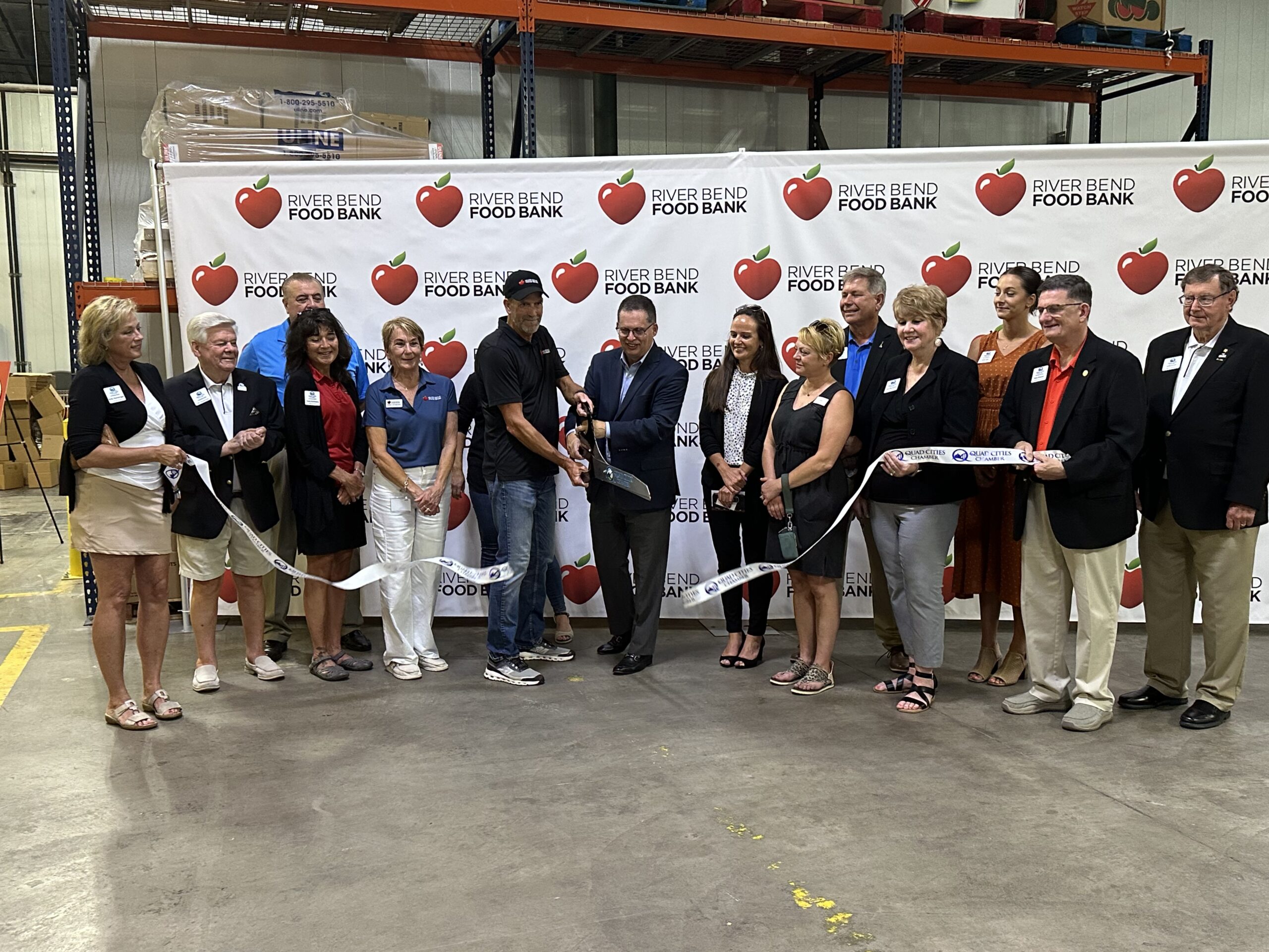 River Bend packs in crowd for food bank expansion open house