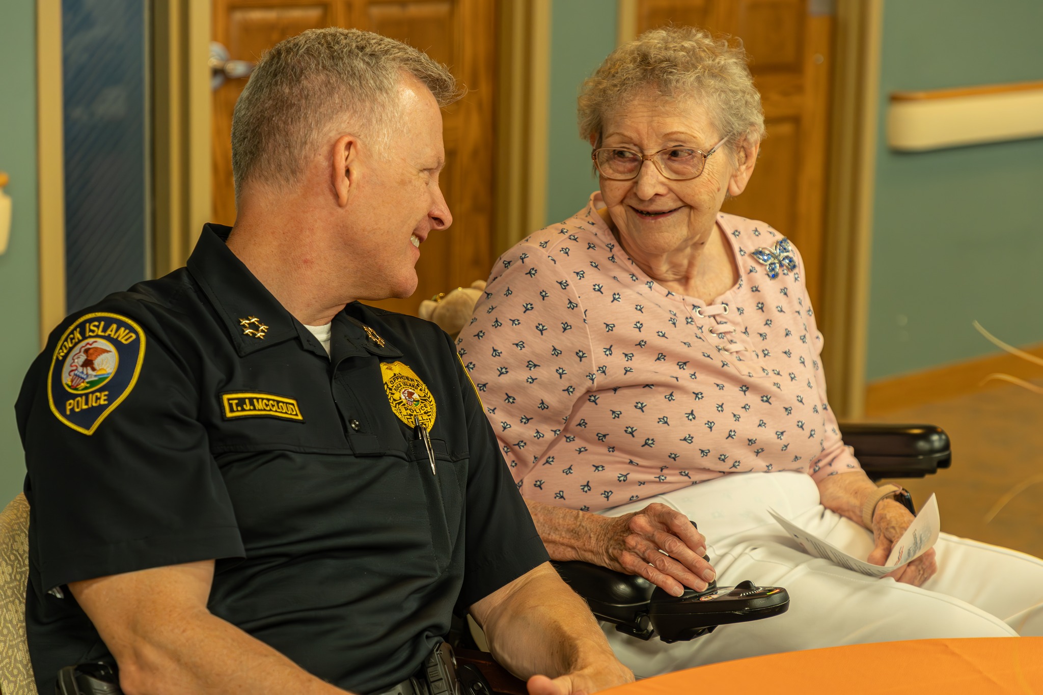 Friendship Manor treats first responders to appreciation lunch