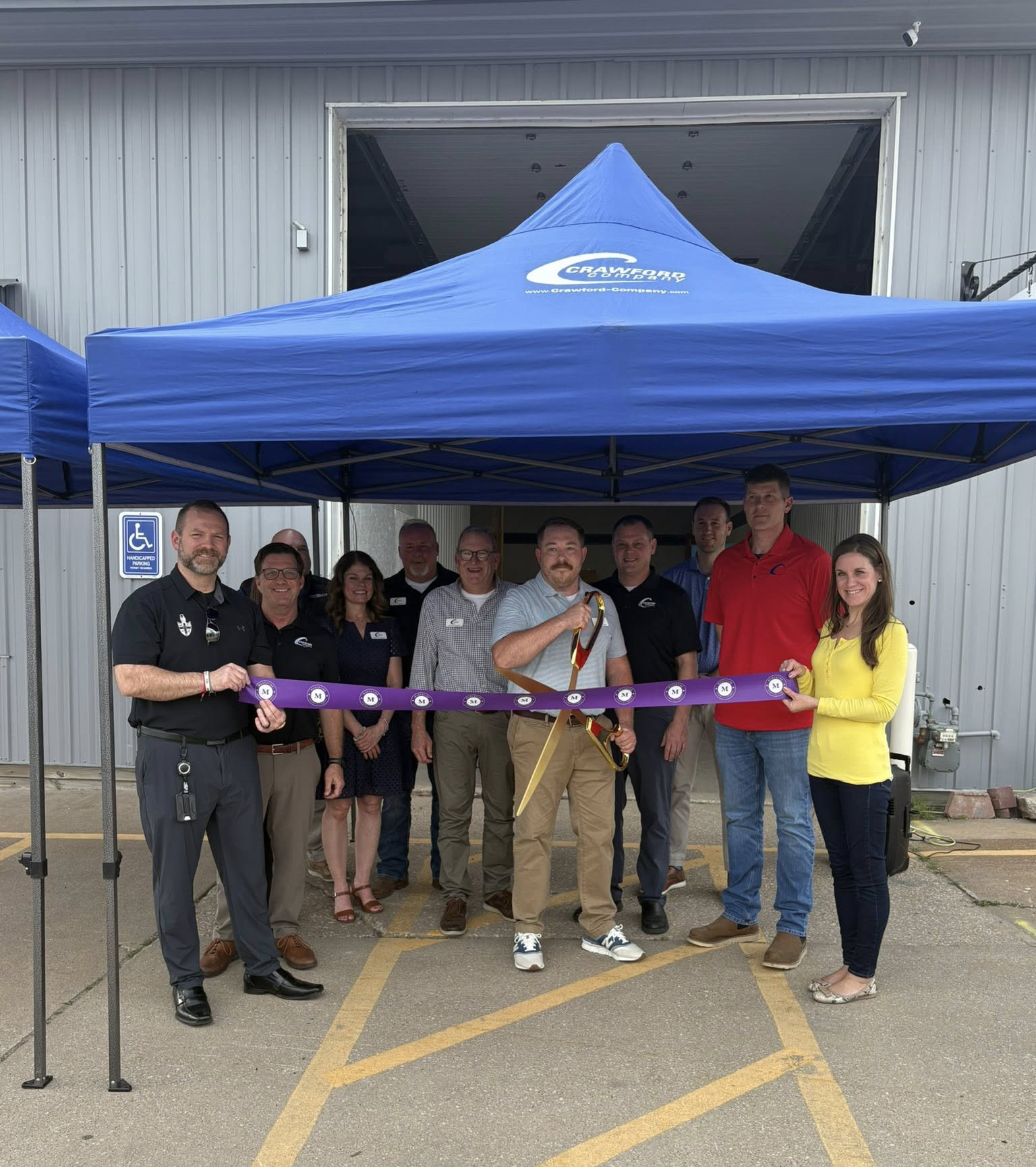 Crawford Muscatine showcases new office location