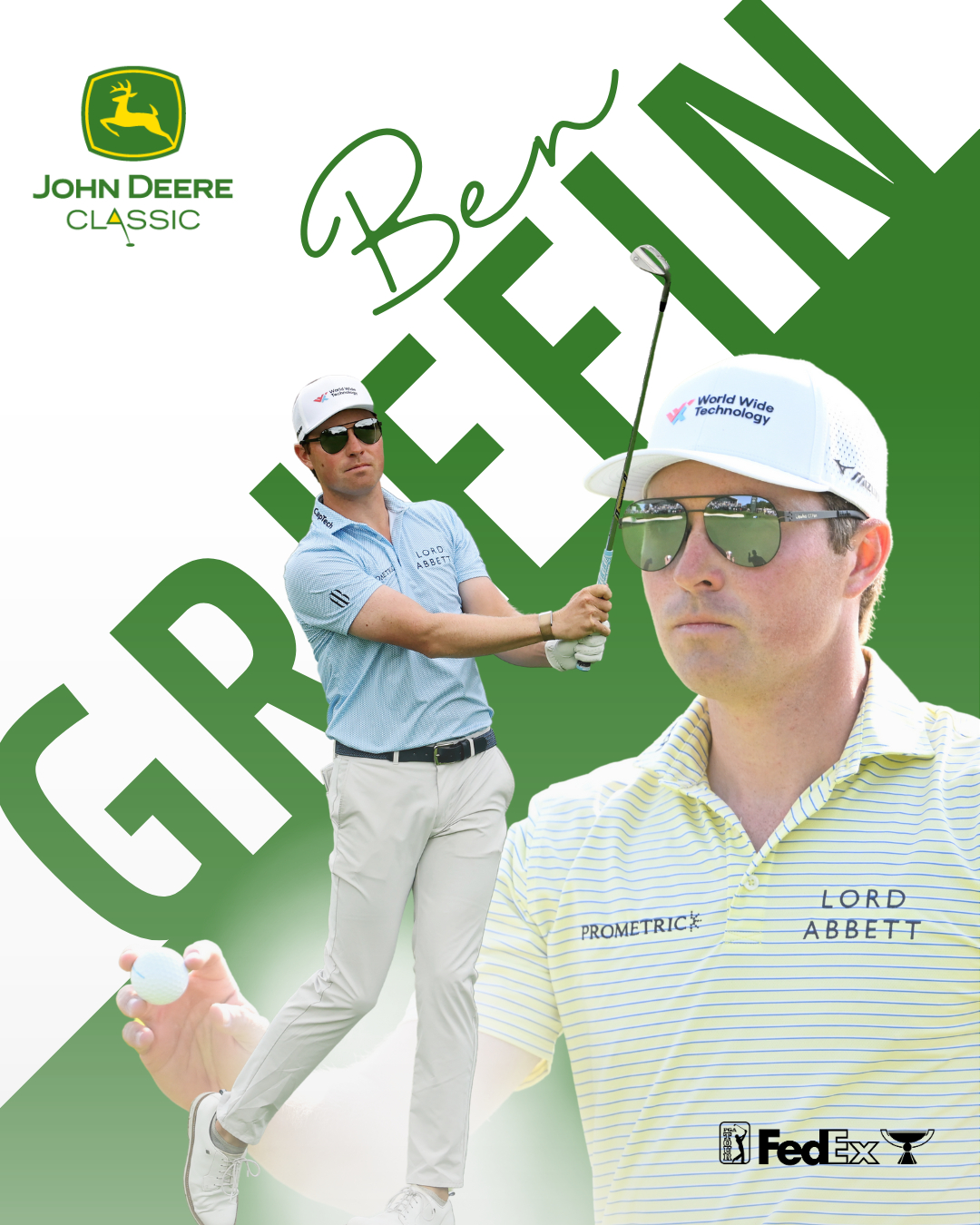 PGA Tour standout Ben Griffin commits to John Deere Classic