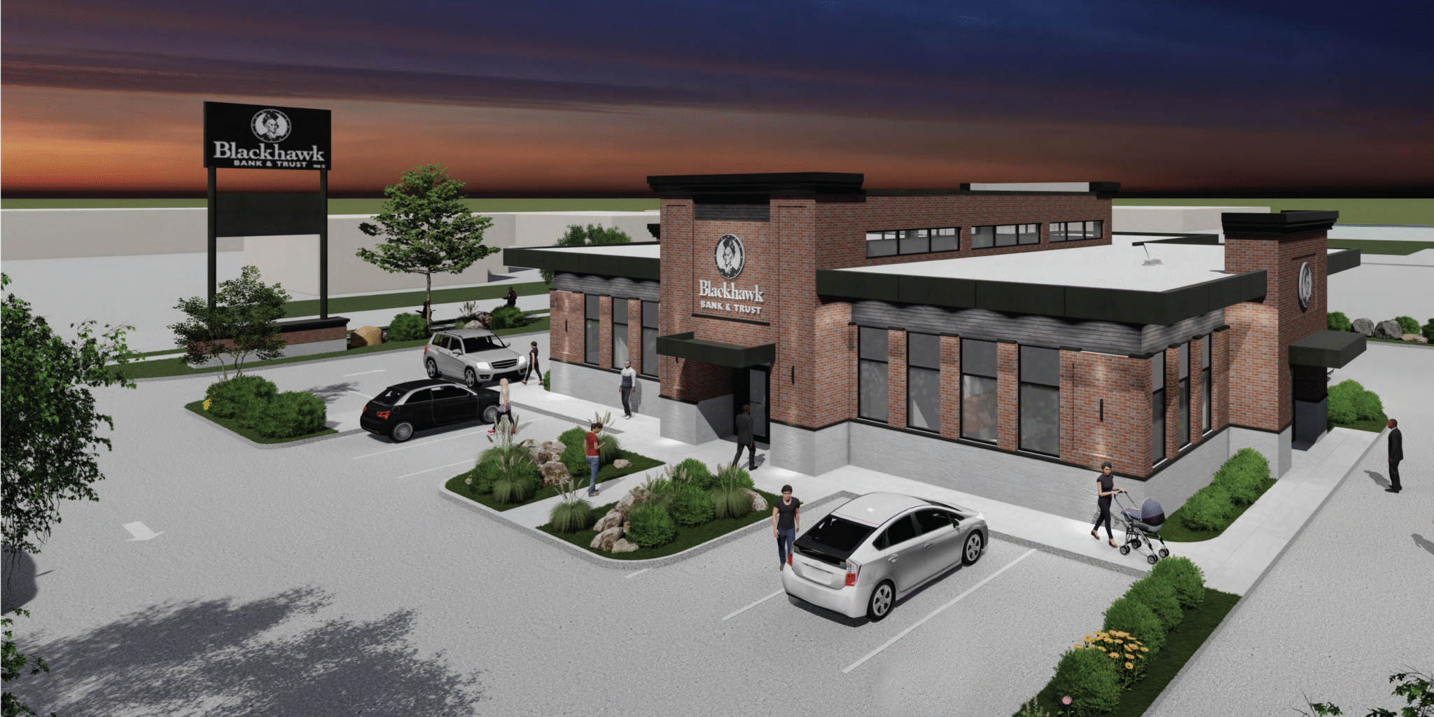 Blackhawk Bank announces full rebuild of its Valley Center Branch
