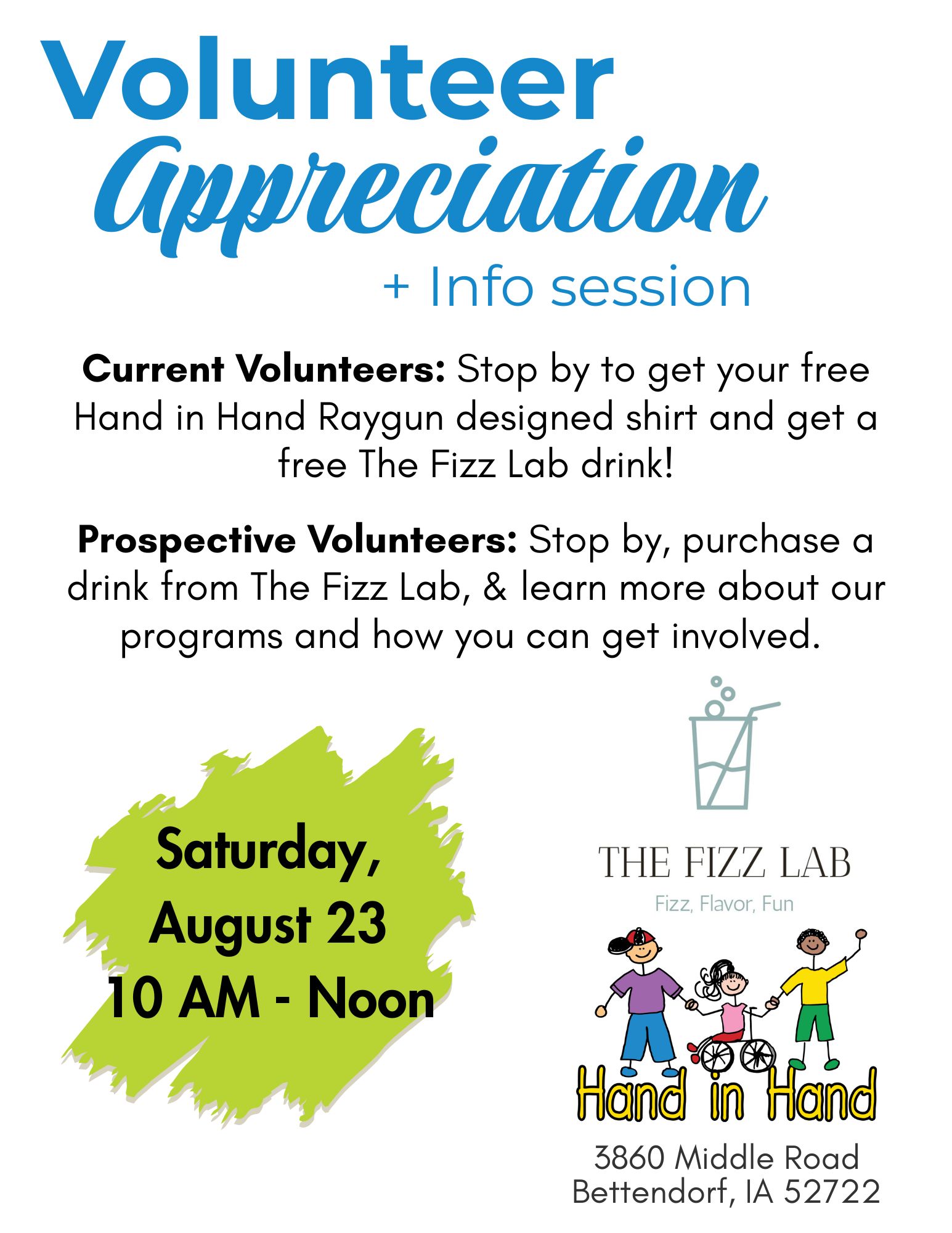 Hand in Hand appreciation event set for Aug. 23