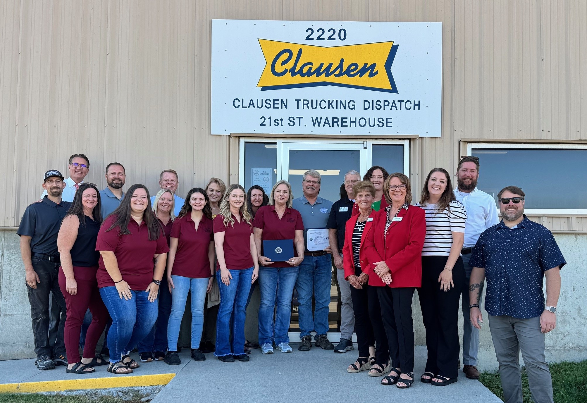 Clausen Companies receives Iowa ESGR Patriot Award