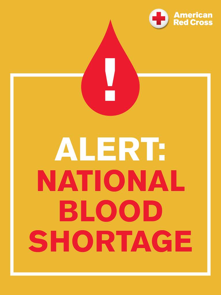 Red Cross sees severe blood shortage, needs donations